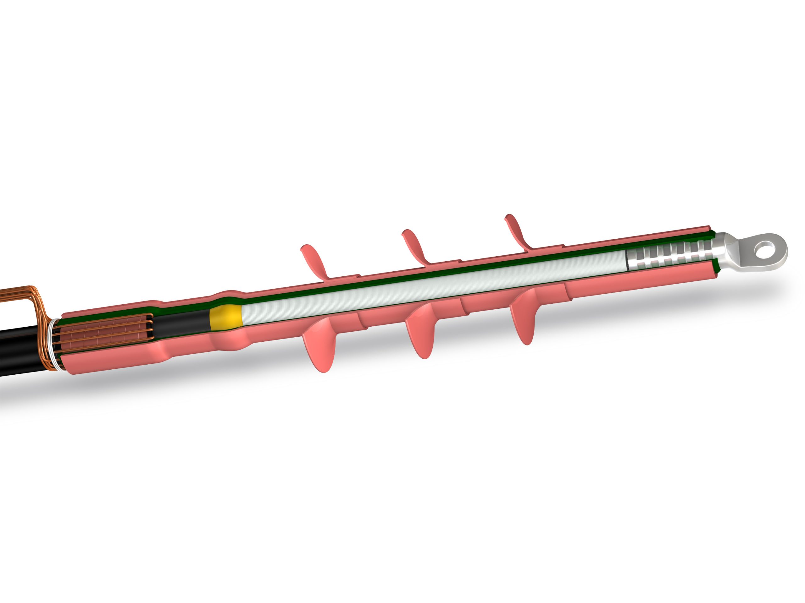 TE Connectivity Raychem Medium Voltage Heat-shrink Zinc Oxide Stress Control Terminations up to ...
