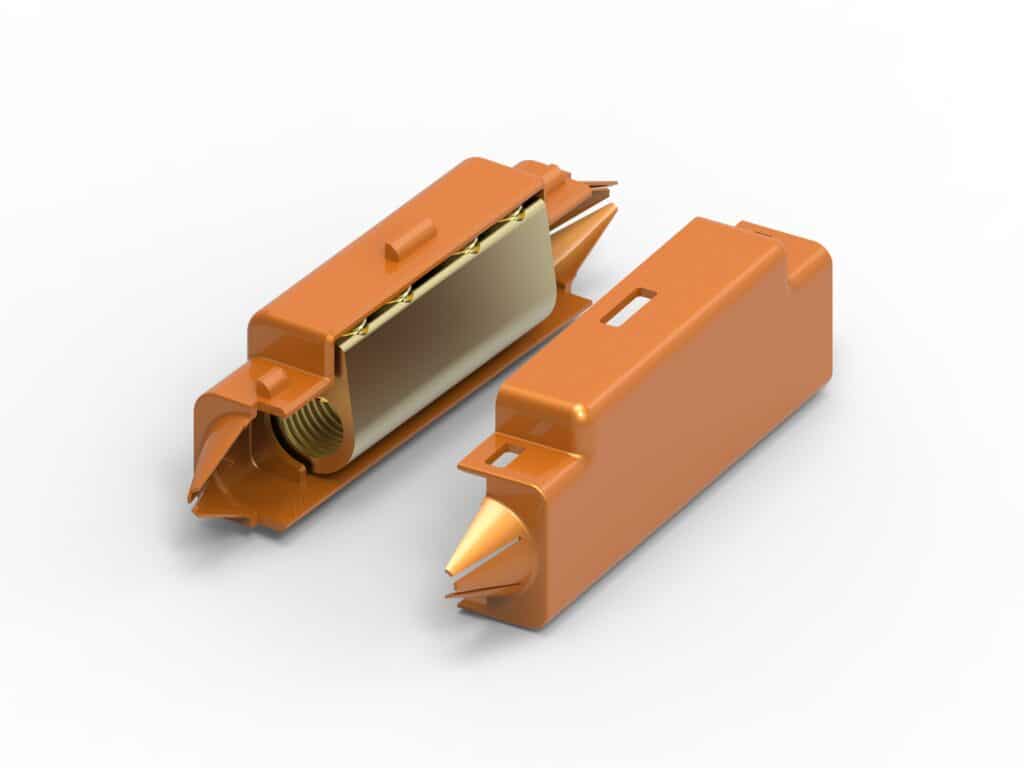 TE Connectivity Underground Brass Tunnel Connectors - Insulated - Cable ...