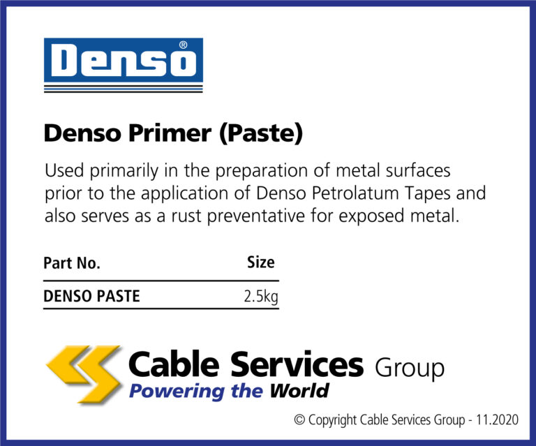 Denso Primer (Paste) - Cable Services