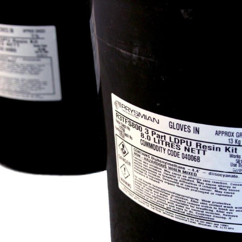 Prysmian Two Part Polyurethane LDPU Resin - Cable Services