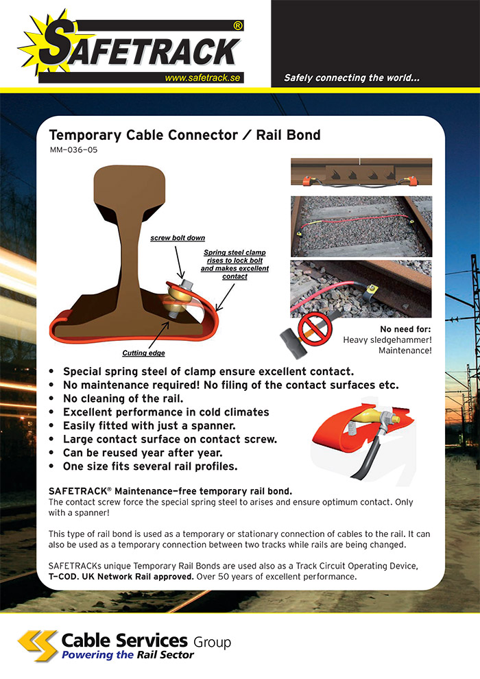 Rail Components | Rail Infrastructure | Cable Services