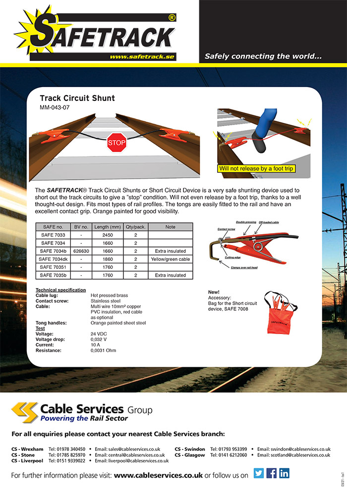 Rail Components | Rail Infrastructure | Cable Services
