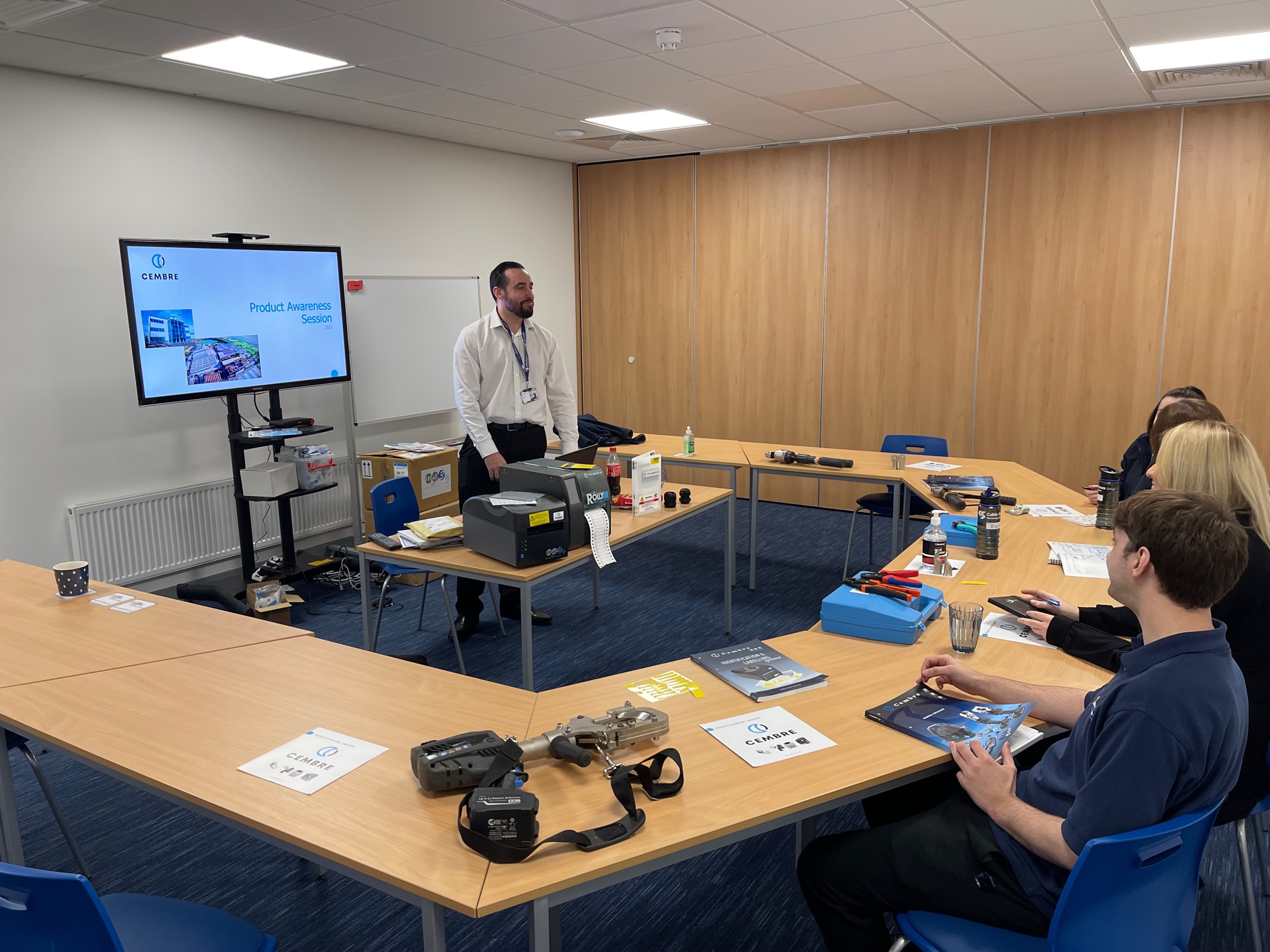 Cembre Group Visit | Tooling and Thermal Transfer Printer Products