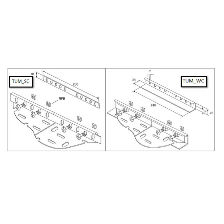 Unistrut Straight Couplers and Wraparound Couplers - Cable Services