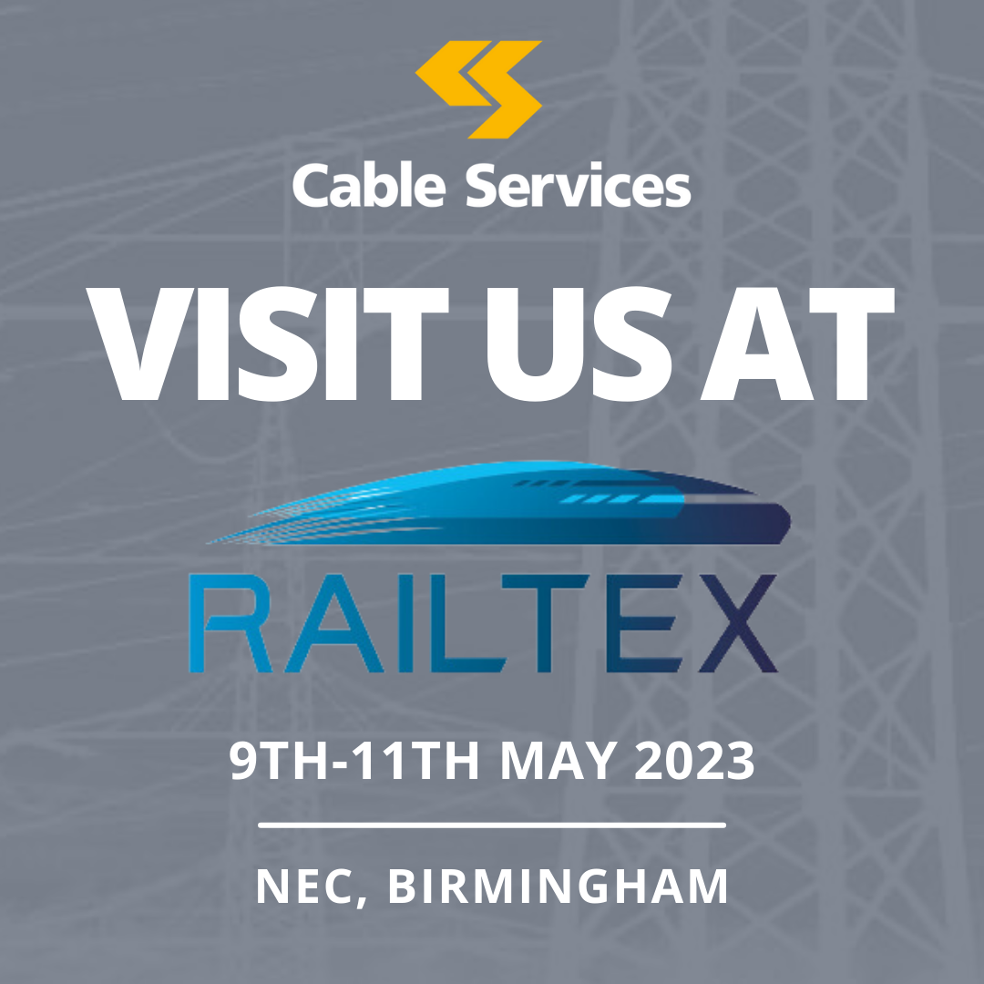 Cable Services attending RAILTEX 2023 | Cable Services