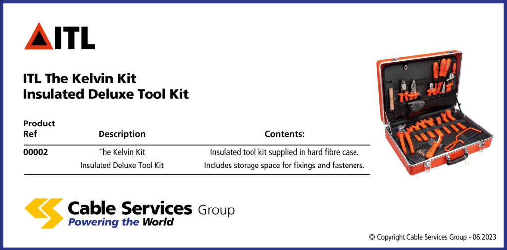 ITL The Kelvin Kit - Insulated Deluxe Tool Kit - Cable Services