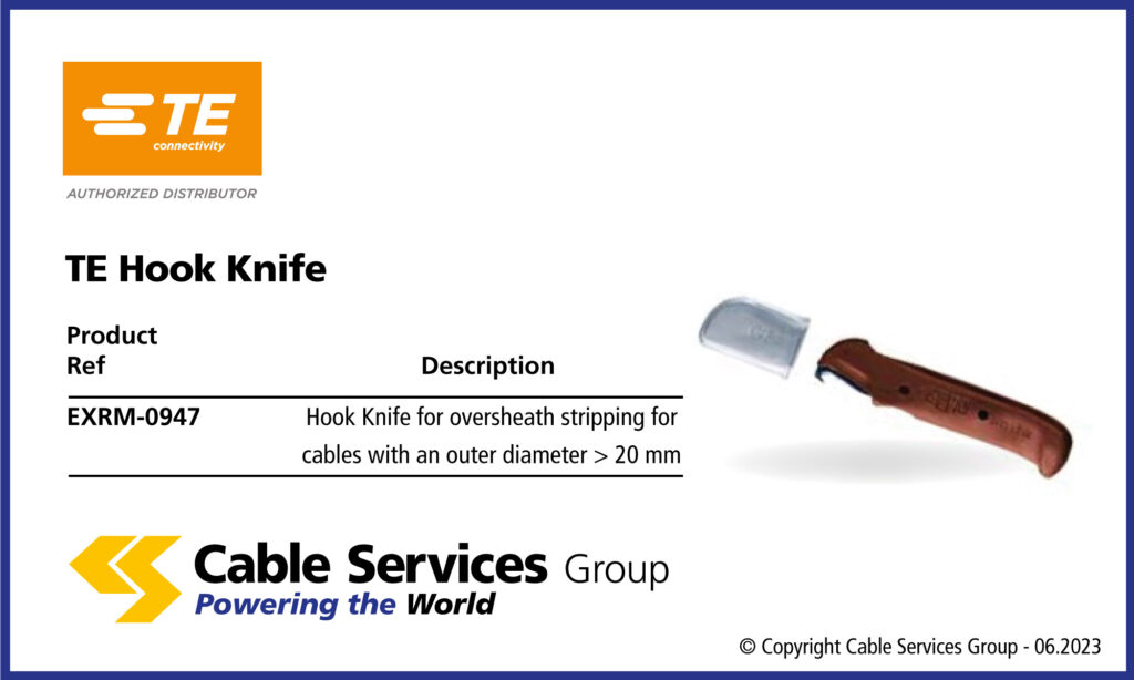 TE Hook Knife - Cable Services